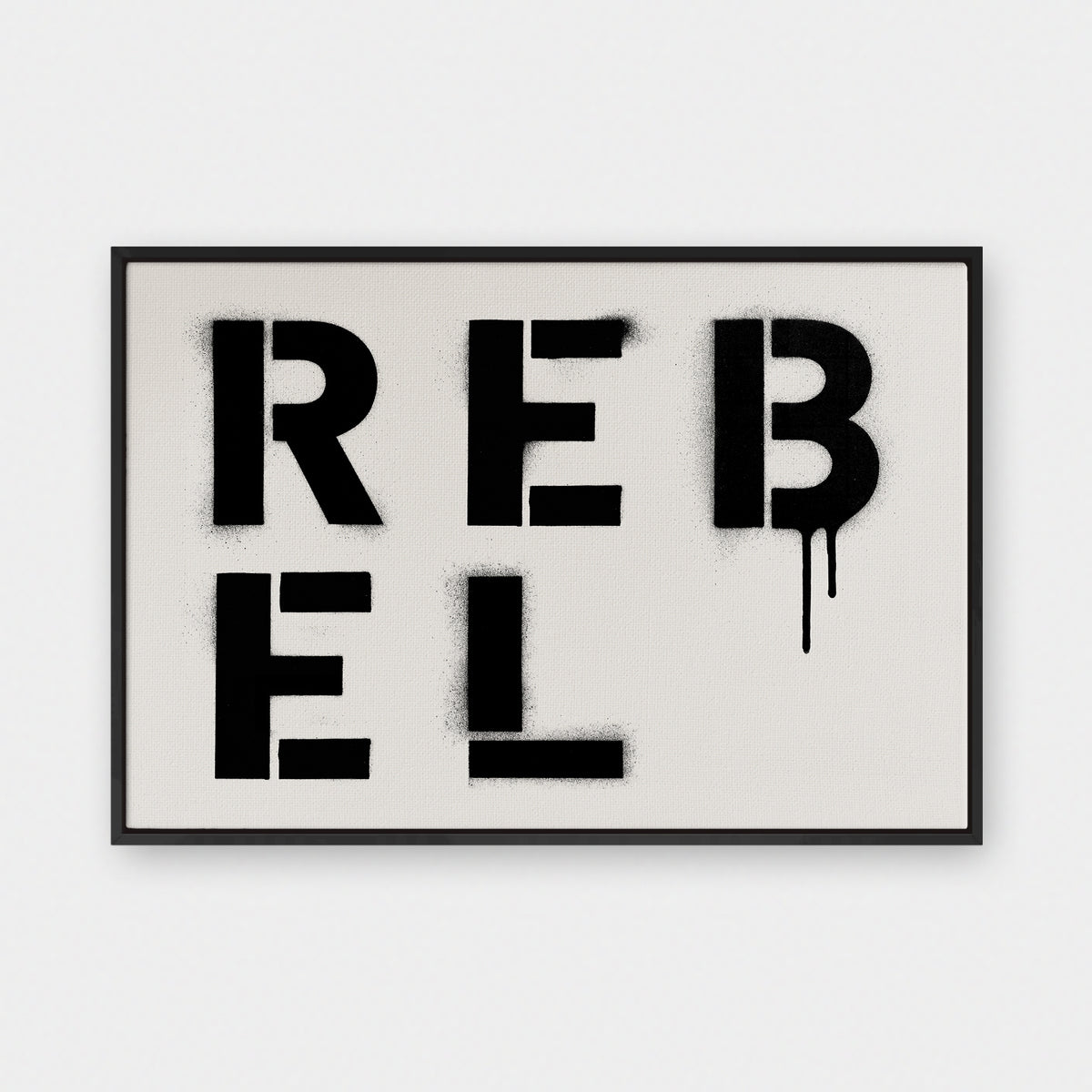 Stencil Series: REBEL - LNDN GRAY